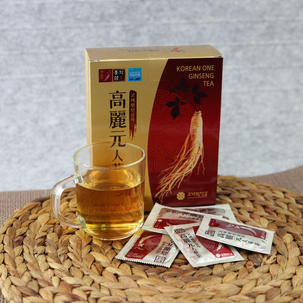 Ginseng Tea, 50 sachets (energy and stamina) – Foodkoreadubai